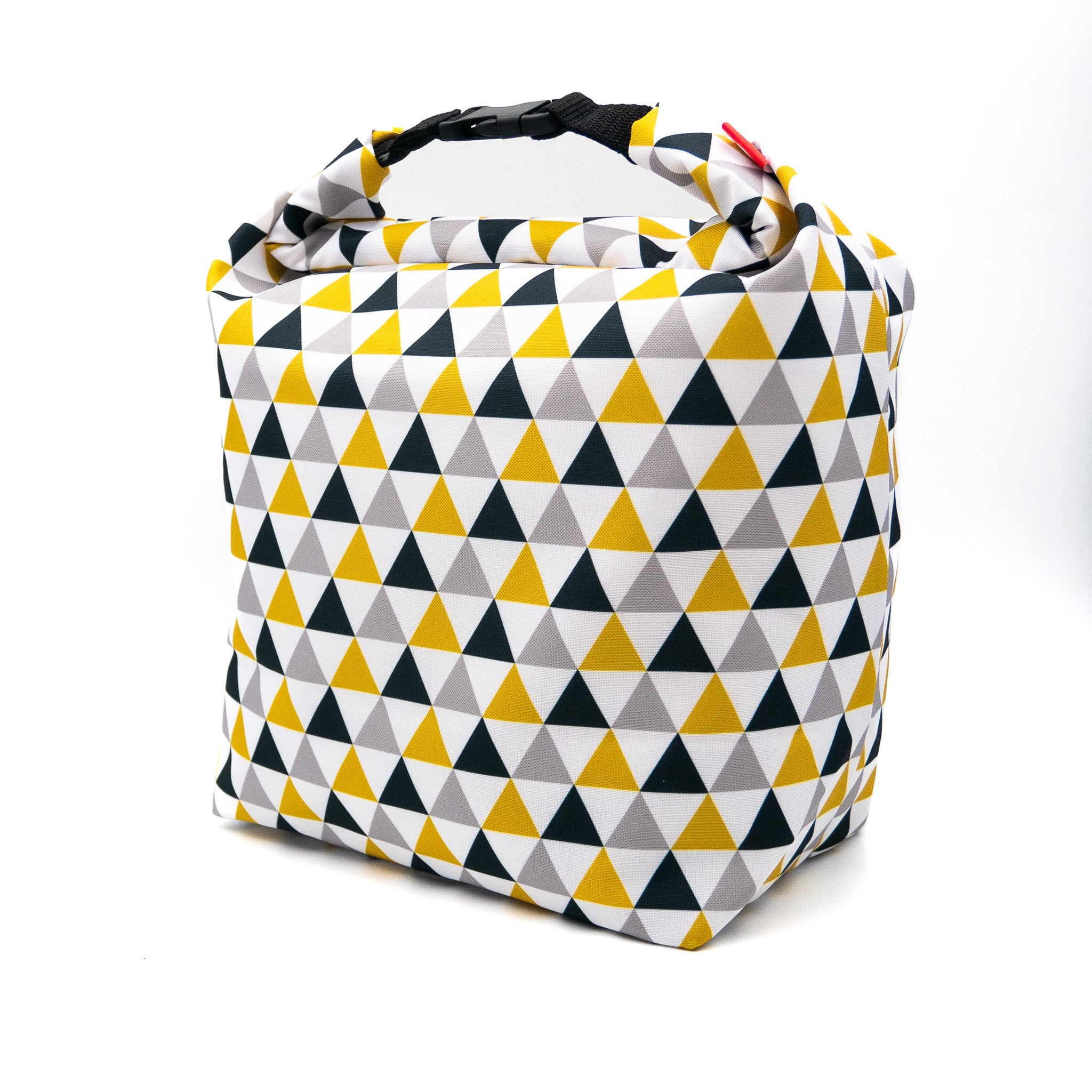 Lunch Bag Large (Triangle-grey-yellow) – KIVIBAG